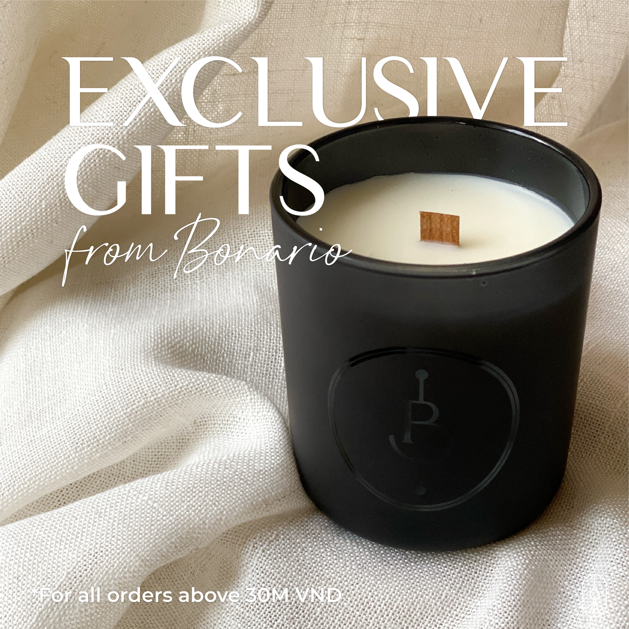 BONARIO GIFT | Premium Scented Candles - Oud & Teakwood
